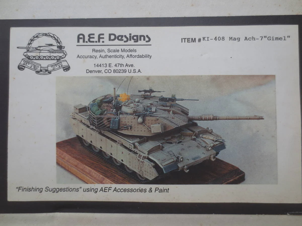 AEF 1:35 IDF Magach-7C Gimel Resin Conv. for M-60 Kits – Frankton Model Shop
