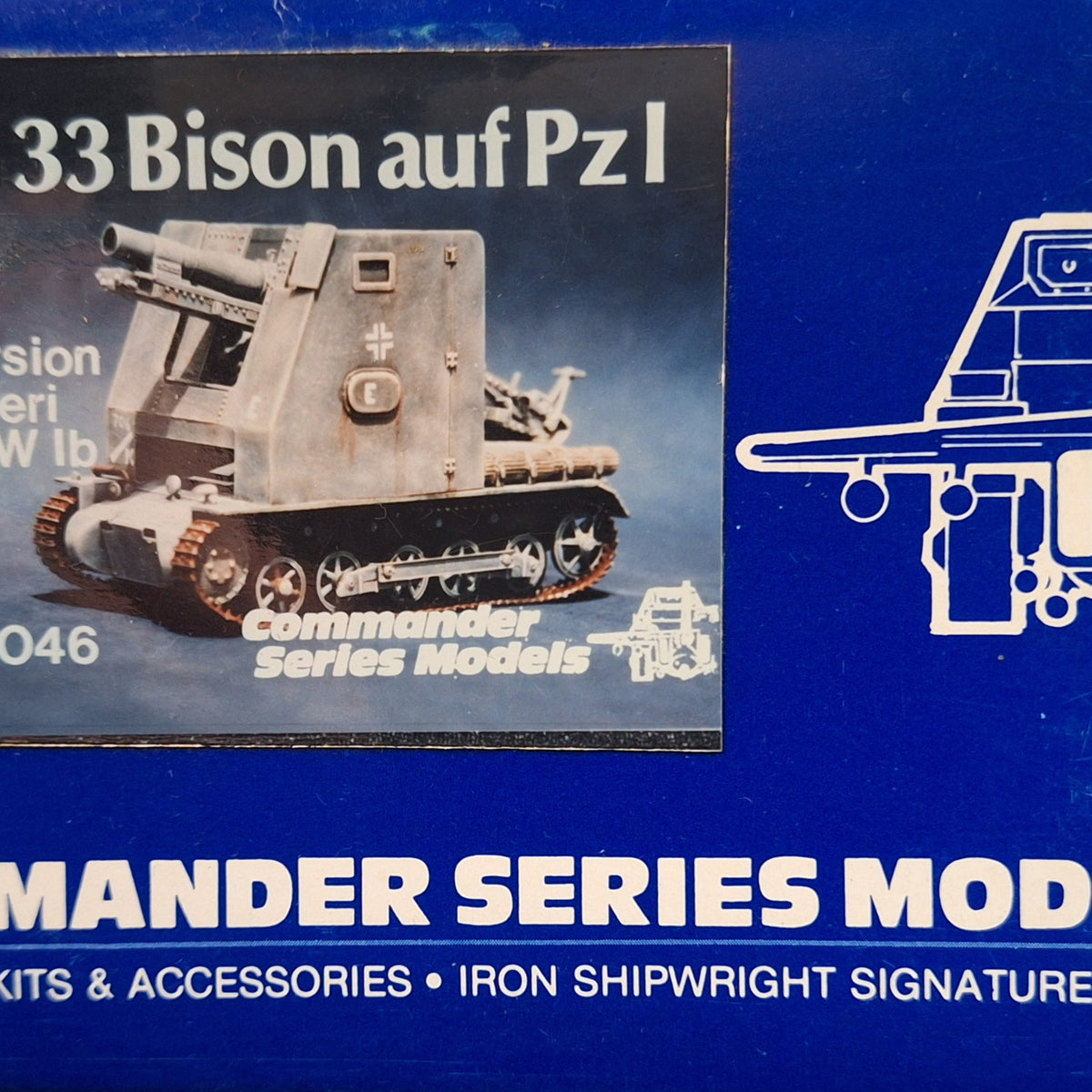 Commander 1:35 SIG 33 Bison auf Pz1 Conversion Resin kit – Frankton ...