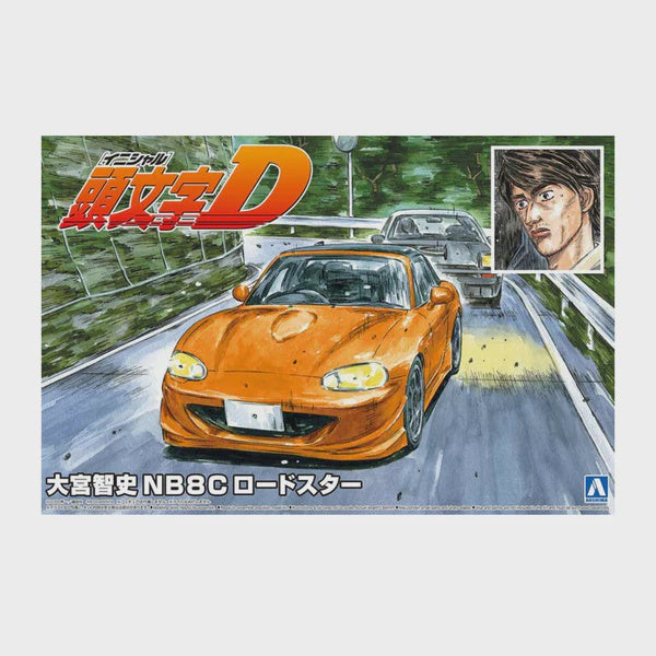 Aoshima 1:24 Initial D - Omiya Satoshi NB8C Roadster – Frankton Model Shop