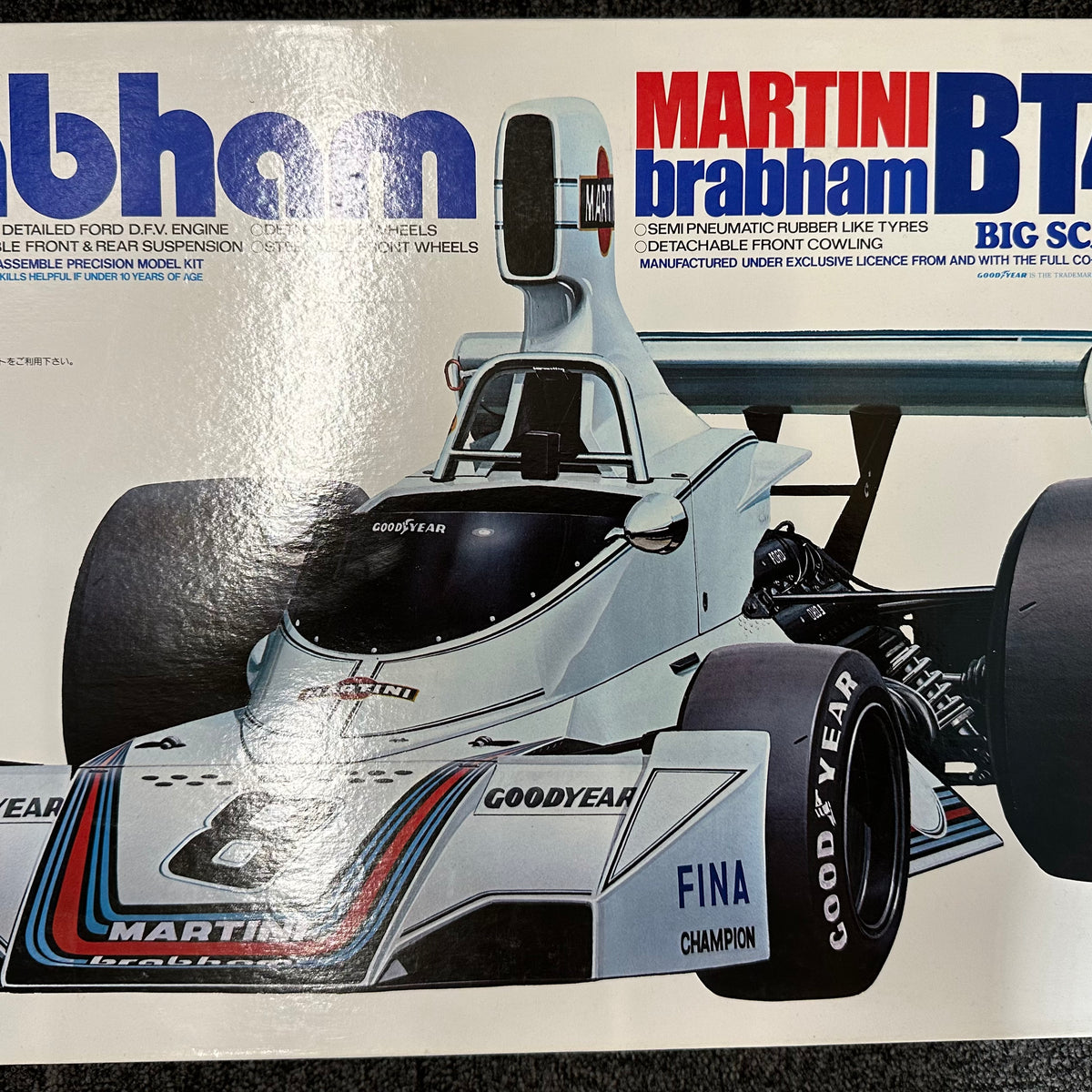 Tamiya 1:12 Branham Martini BT44B – Frankton Model Shop