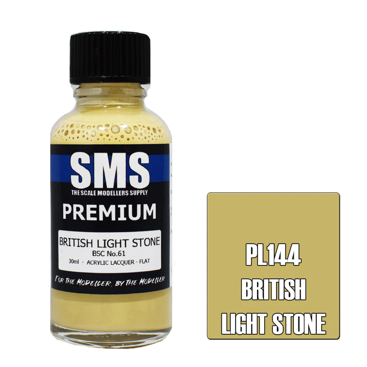 SMS #PL144 Premium British Light Stone BSC No.61 Acrylic Lacquer 30mL ...